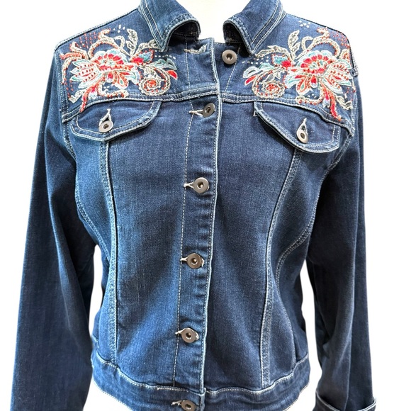 Reba | Jackets & Coats | Reba Womens Western Spirit Indigo Denim ...